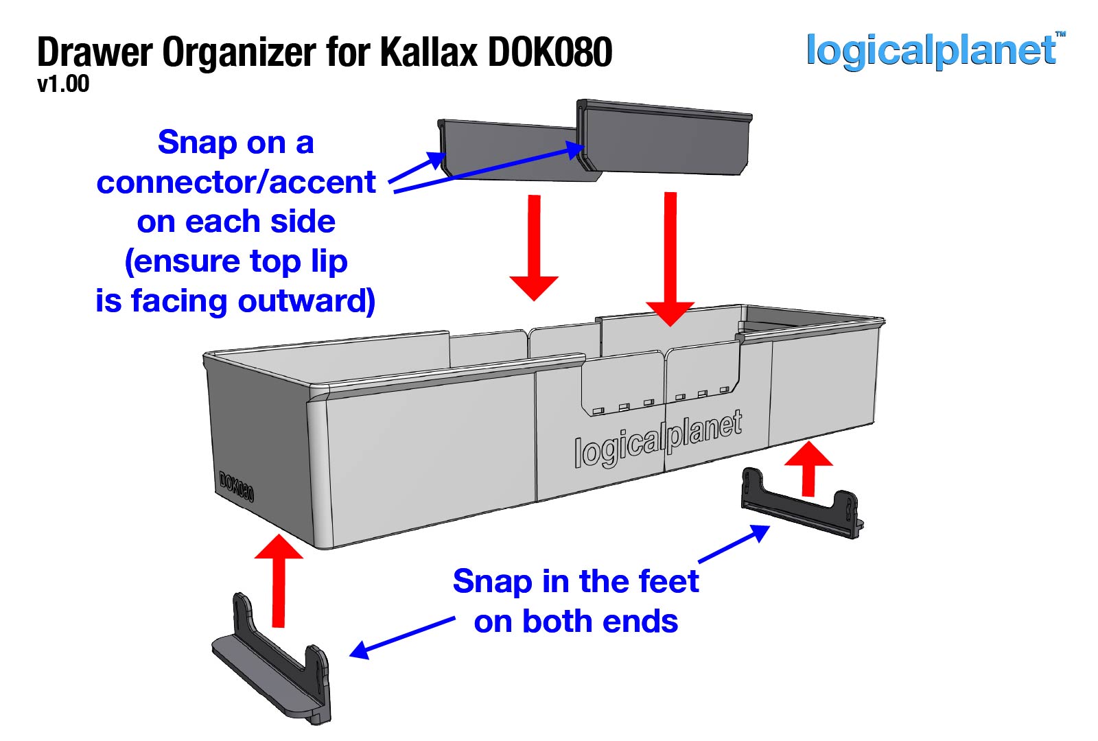 Kallax Drawer Trays - logicalplanet