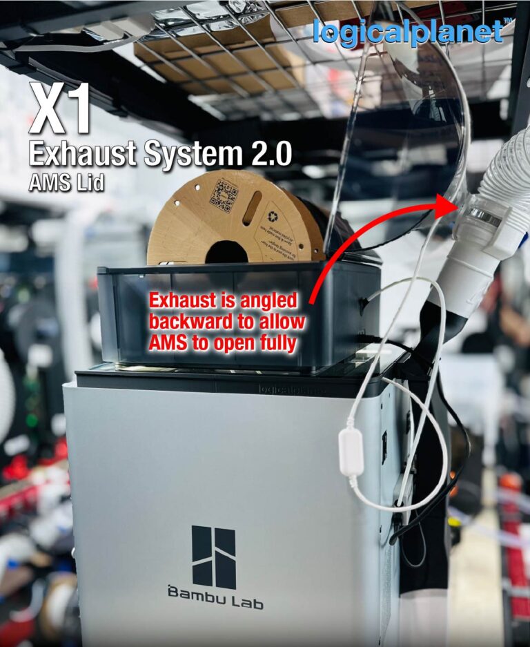 X1 Capture & Vent Exhaust with LEDs - logicalplanet