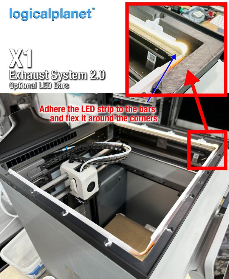 X1 Capture & Vent Exhaust with LEDs - logicalplanet