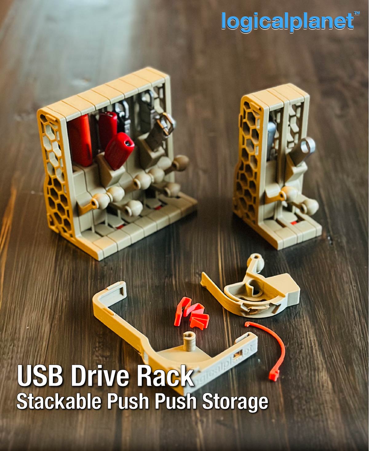 USB Drive Rack - logicalplanet
